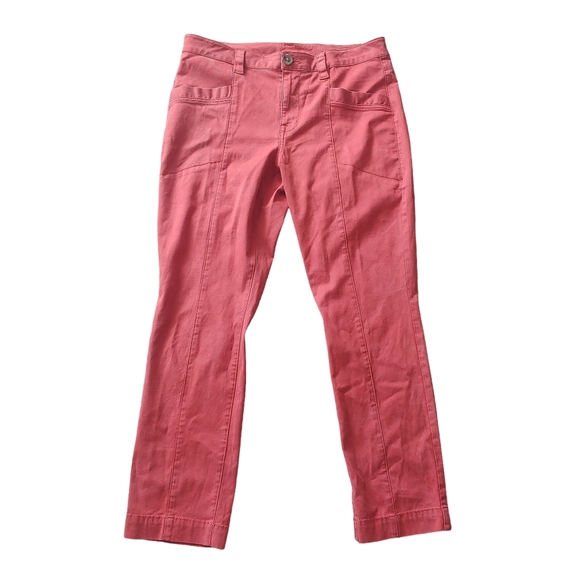 CAbi | Pants & Jumpsuits | Cabi 438 The Explorer Slim Straight Pants In Copper Red Womens Size ...